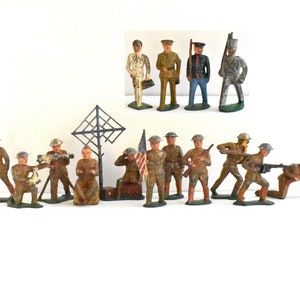 Antique WWI Barclay Lead Soldiers - Set of 15 - Etsy