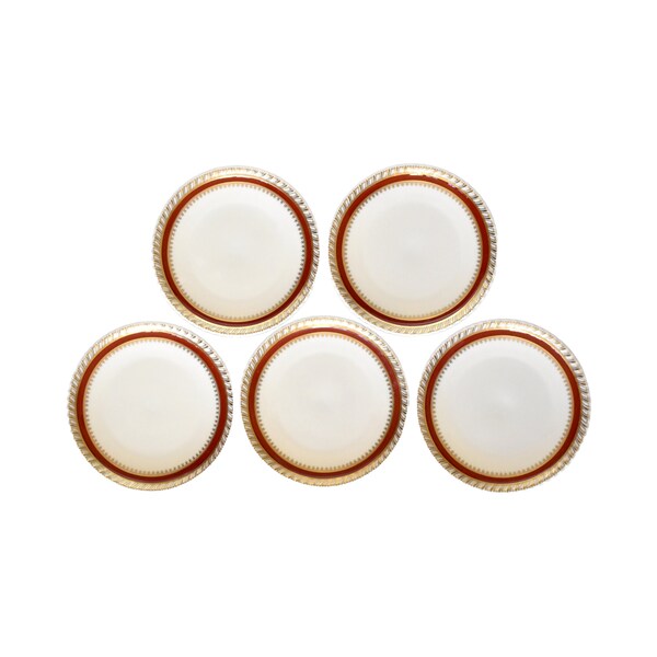 Vintage Red Plates - Etsy