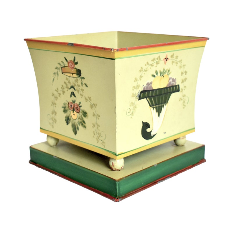 Tole Cachepot - Etsy