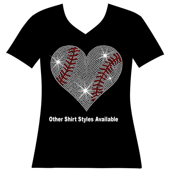 Bling Baseball Shirt - Etsy