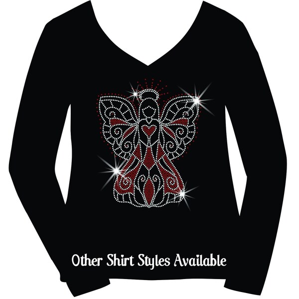 Rhinestone Angel - Etsy