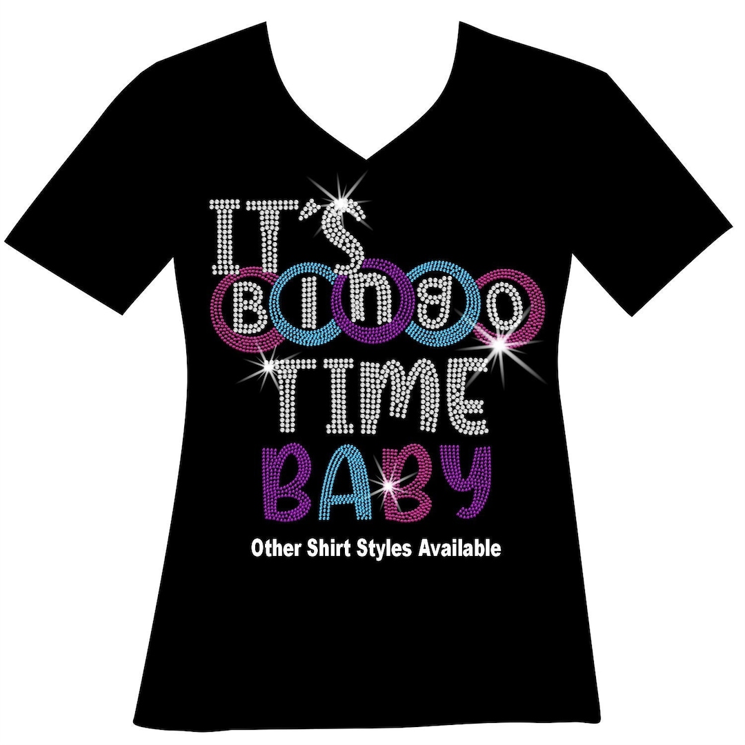 Its Bingo Time Baby Rhinestone Mega Bling Grandma Bingo - Etsy