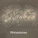 Cursive Raiders With a Firework Splash Around It RHINESTONE Mega Bling ...