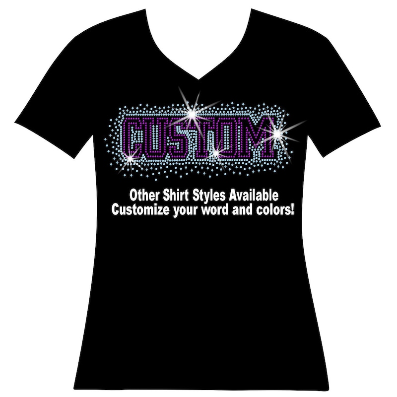 Competition Shirt Bling - Etsy