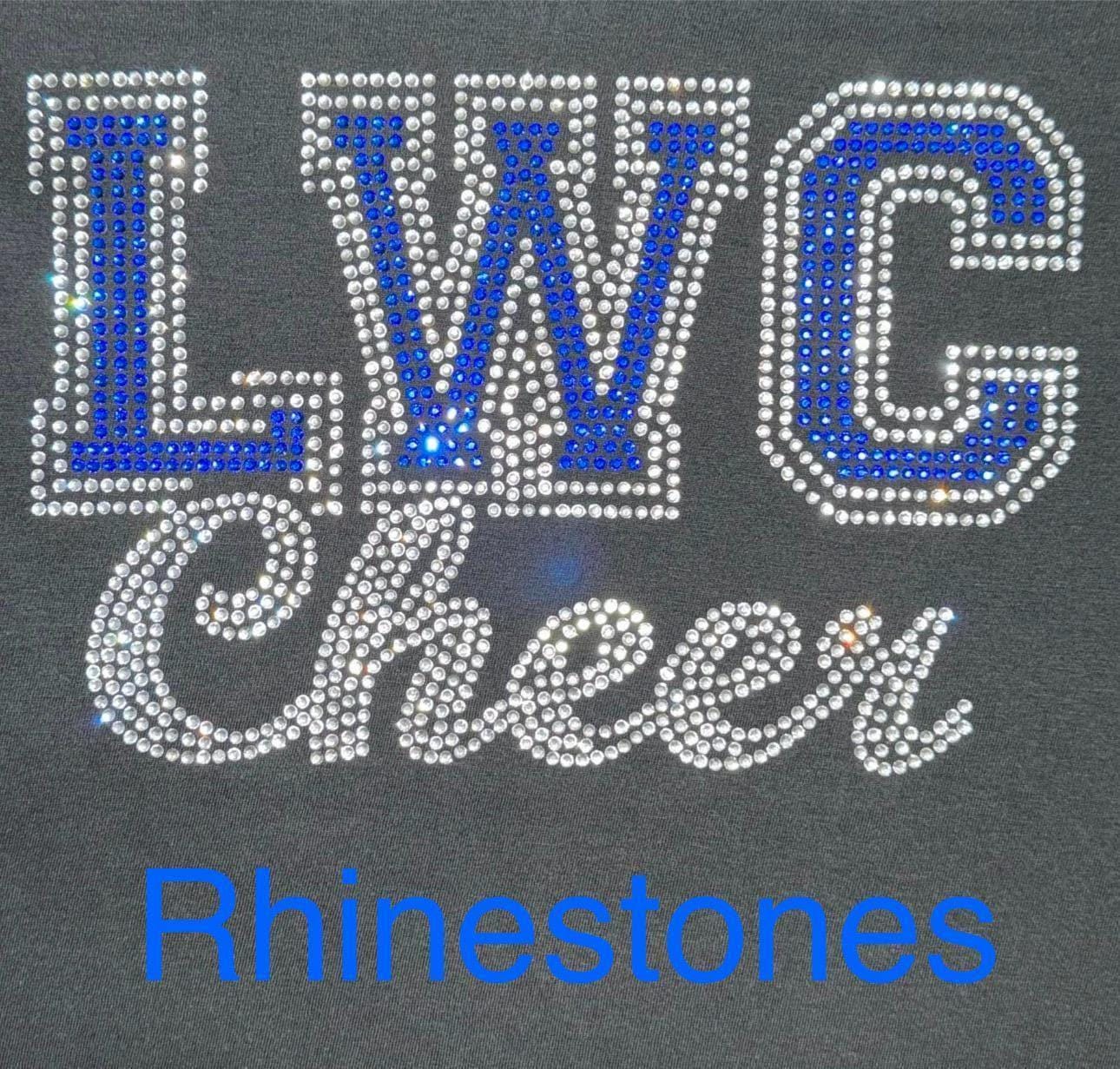 Custom Cheer Team Rhinestone Bling Shirt Cheer Squad Sparkle Sweatshirt ...