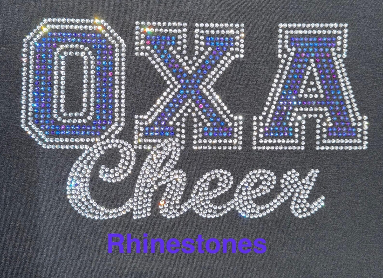 Custom Cheer Team Rhinestone Bling Shirt Cheer Squad Sparkle Sweatshirt ...
