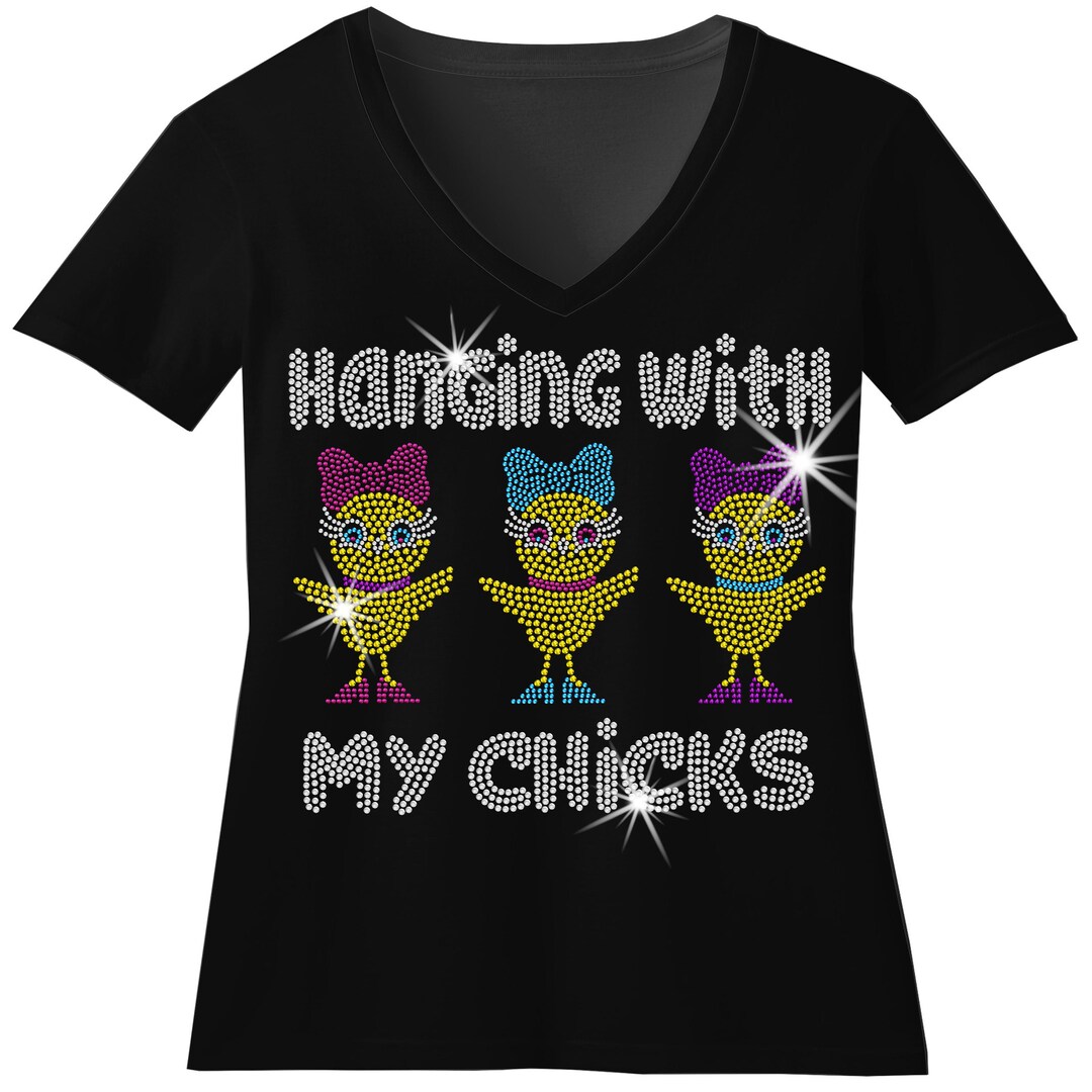 Happy Easter Rhinestone Bling Shirt Easter Bunny Bedazzled Bling Shirt ...