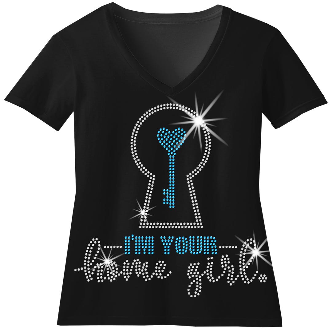 I'm Your Home Girl - Real Estate Agent RHINESTONE Mega Bling Shirt ...