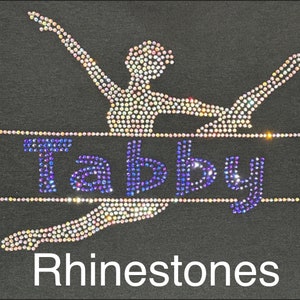Dancer With Name RHINESTONE Mega Bling T, Dance Mom SPANGLE T, Matching ...