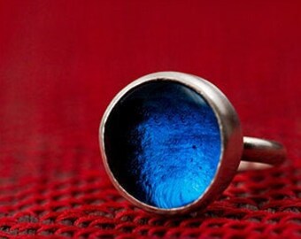 Cobalt Blue Ring | Etsy