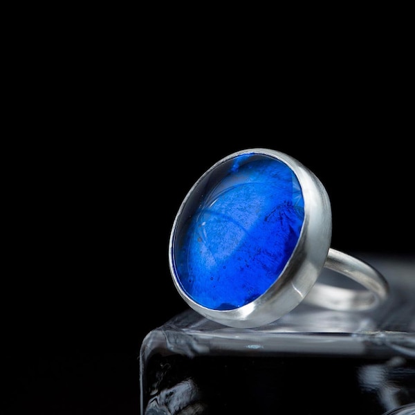 Cobalt Blue Ring - Etsy