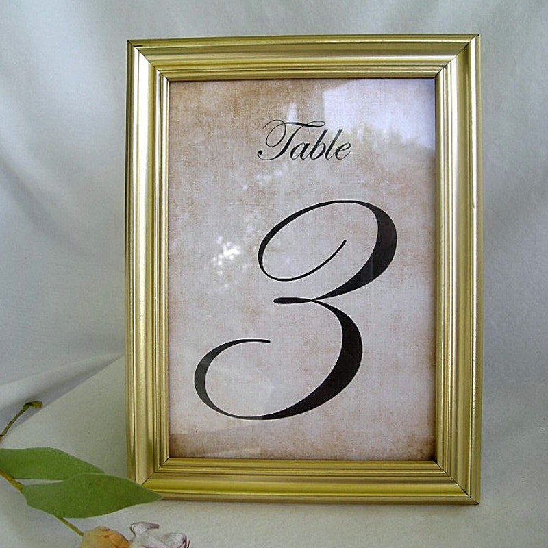 Framed Table Numbers - Etsy