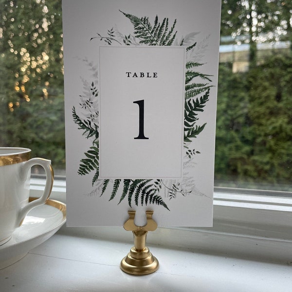 Table Number Holders - Etsy