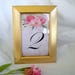 Table Card Frame Frames Gold Wedding Table Number Card Frames Table ...