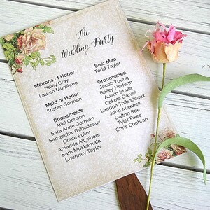 Rustic Wedding Fans Vintage Wedding Program Fans Ivory Turquoise Mint ...