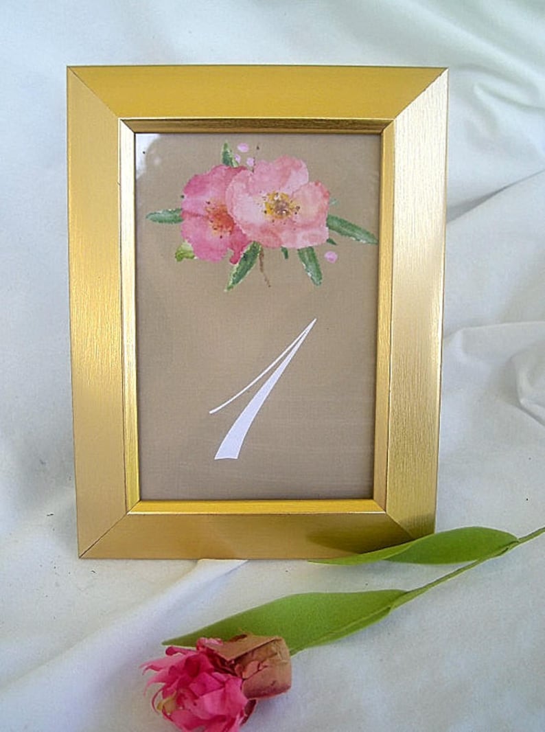 Table Card Frame Frames Gold Wedding Table Number Card Frames - Etsy