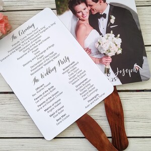 Personalized Wedding Fans or Birthday Photo Fan Favors Custom Wedding ...