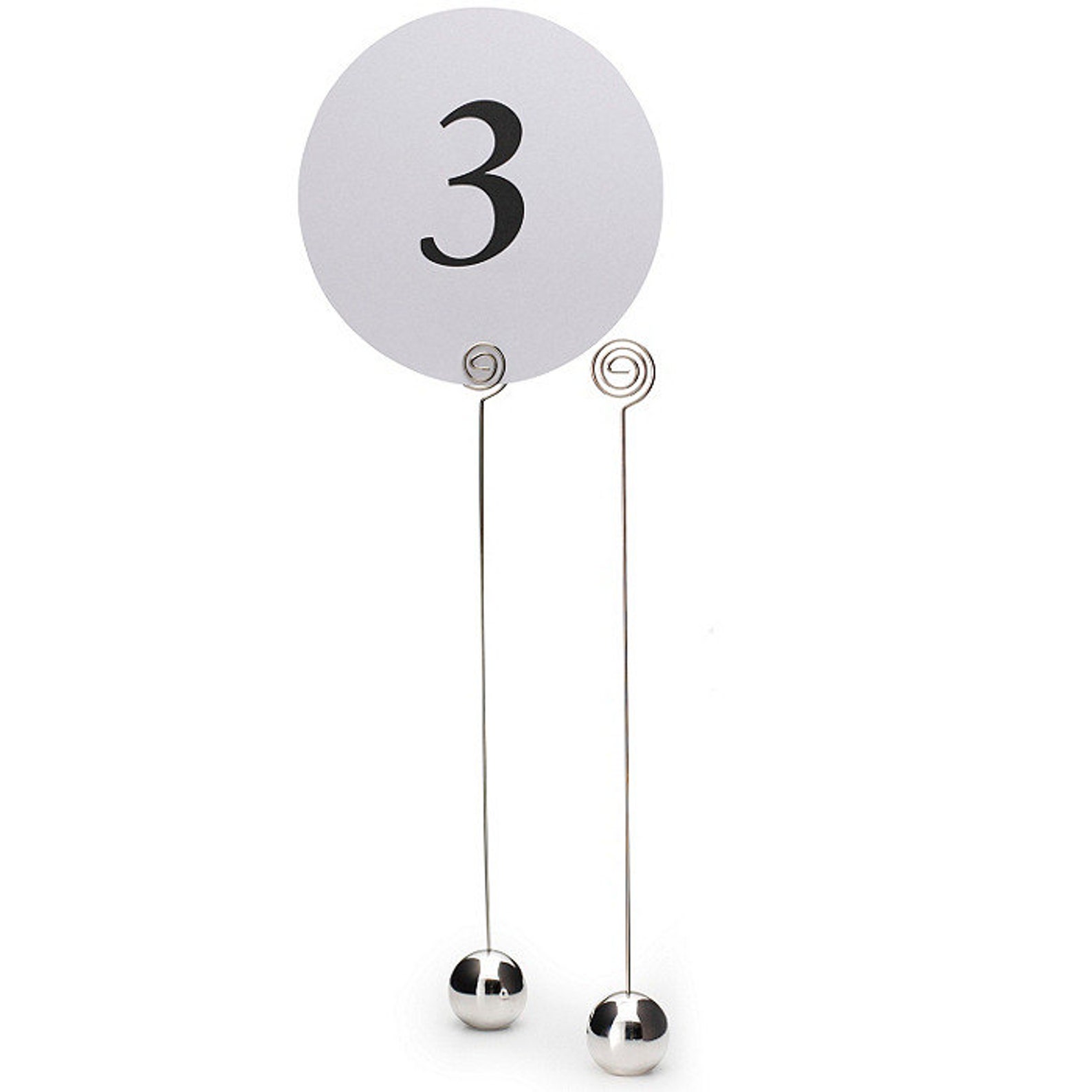 Table Number Holder Wedding Table Card Holder Tall Place Card - Etsy