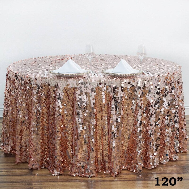 Rose Gold Tablecloths - Etsy