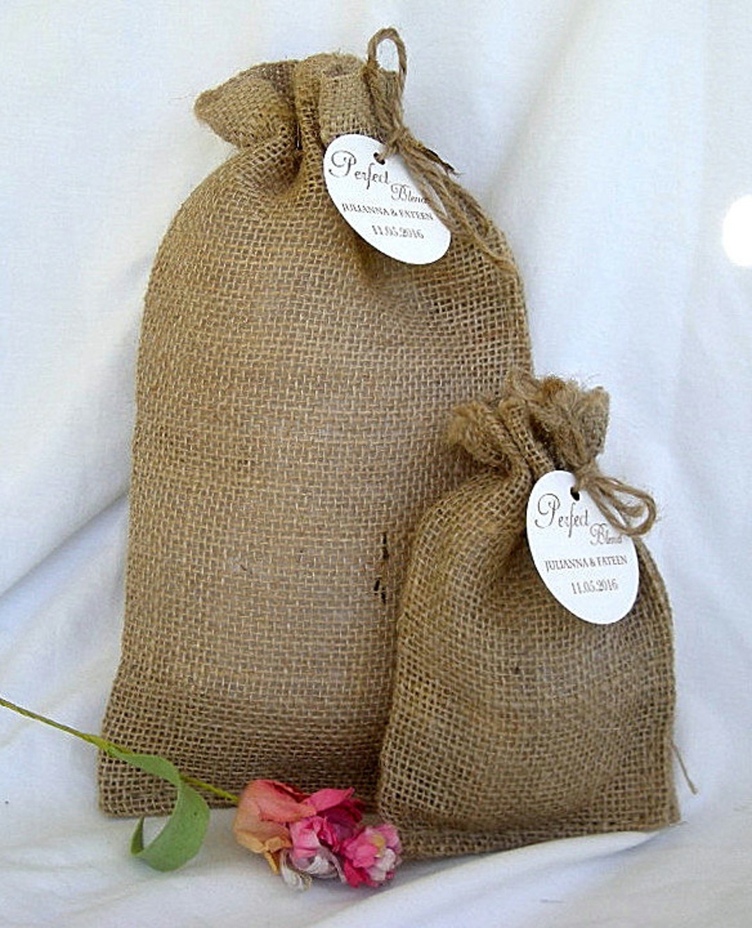 Wedding Favor Bags Custom Favor Bags Coffee Favor Bags W Personalized ...