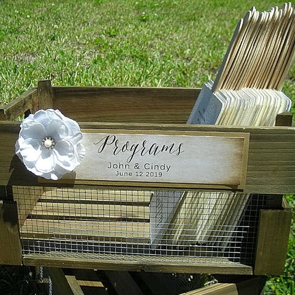 Program Holder - Etsy