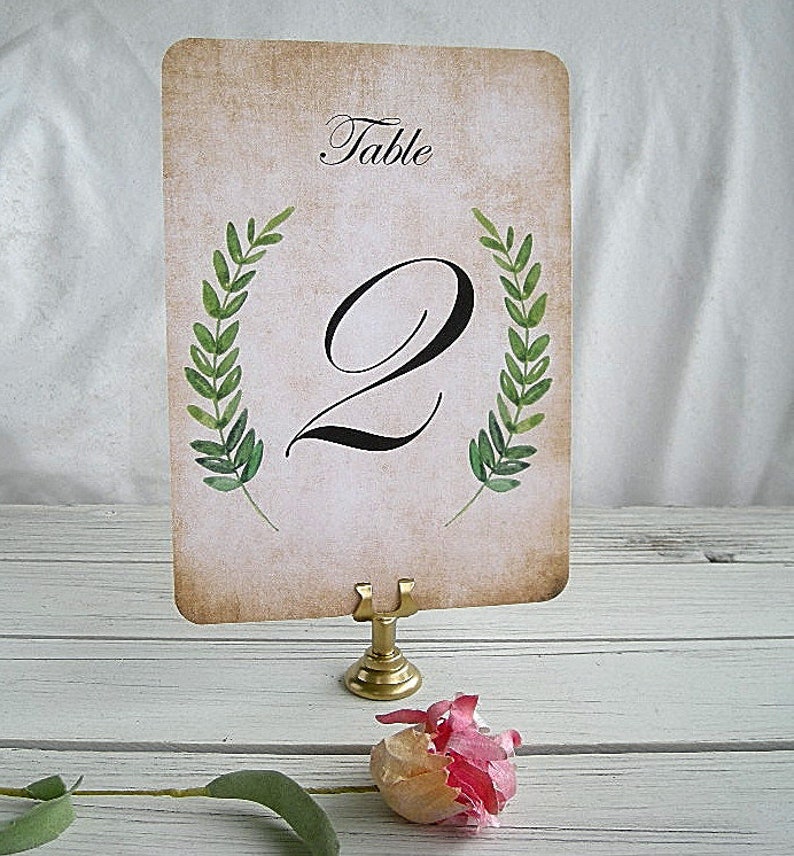 Table Number Holder Wedding Tall Table Number Holders Silver | Etsy