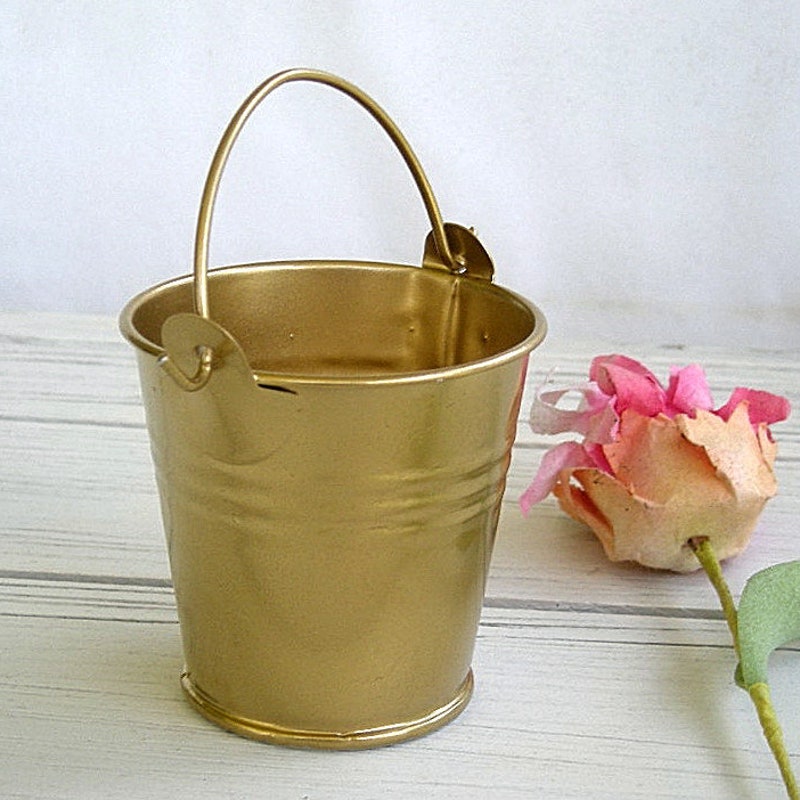 Metal Buckets for Wedding - Etsy