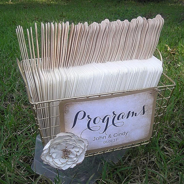 Program Holder - Etsy