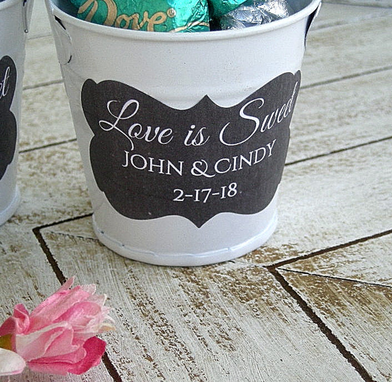 Wedding Bucket Favor Mini Bucket Pail Wedding Favor Buckets | Etsy