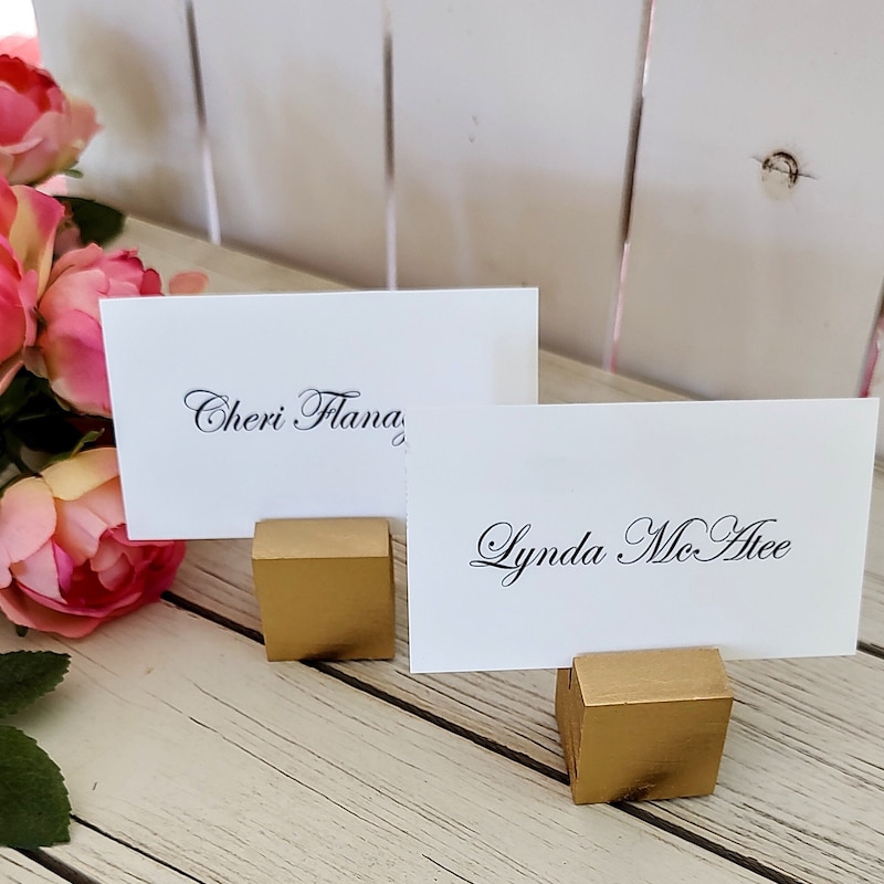 Wood Card Place Holder - Etsy