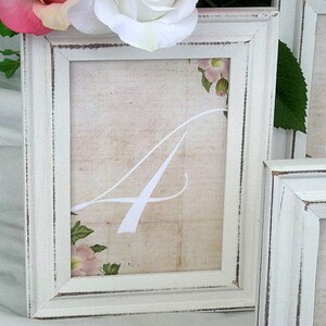 Wedding Table Number Frames Rustic Wood Table Frames Wedding Table ...