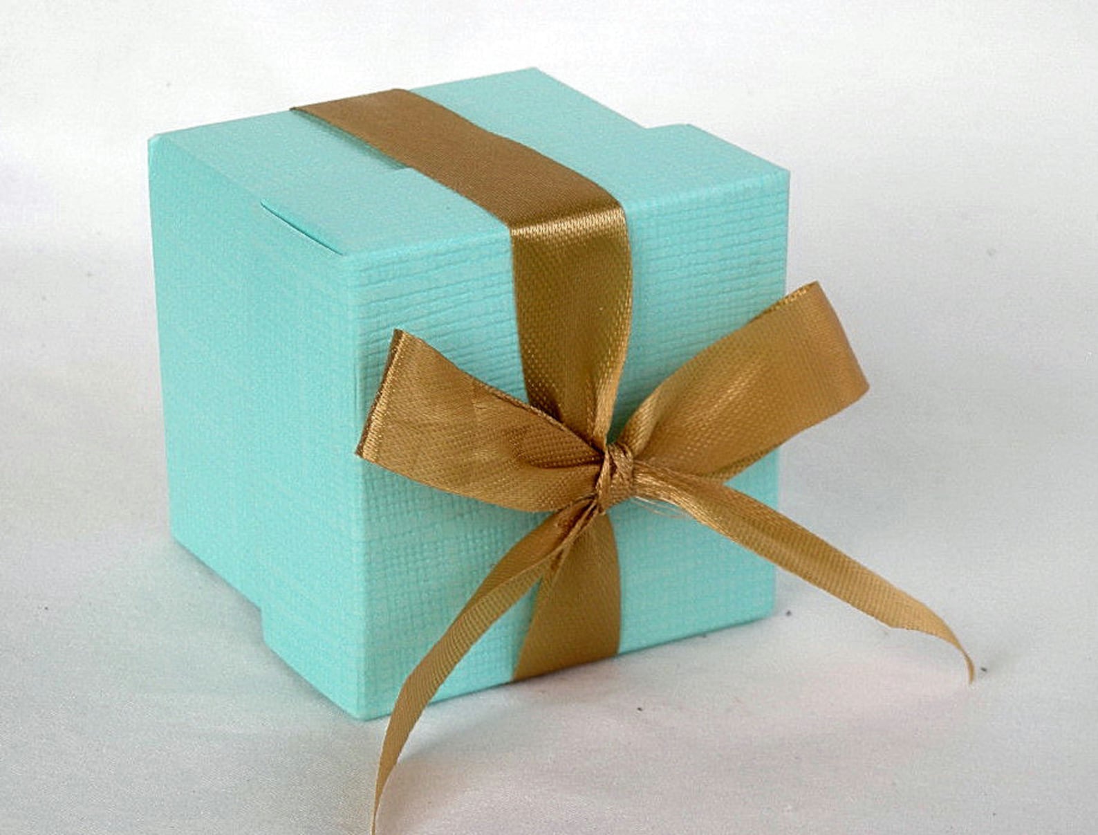 Wedding Favor Boxes Blue Wedding Shower Favors Birthday Favors 2 X 2 X ...