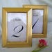 Table Card Frame Frames Gold Wedding Table Number Card Frames Table ...