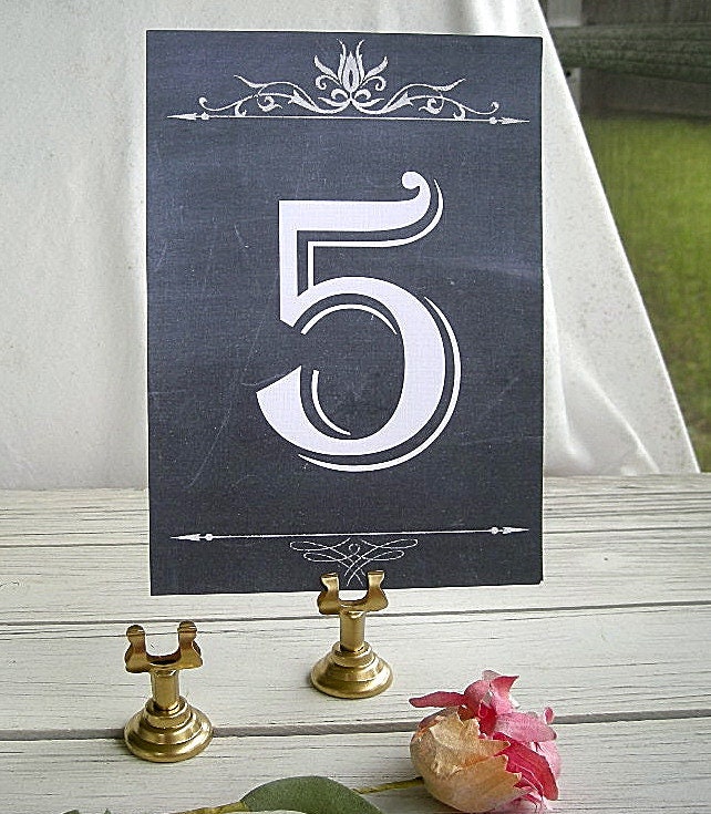 Table Card Holder Wedding Table Number Holder Tall Table | Etsy