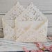 Lace Envelopes Doily Lace Envelopes Custom Wedding Envelopes White Lace ...