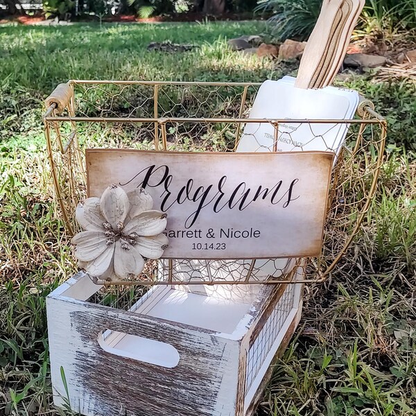 Program Holder - Etsy