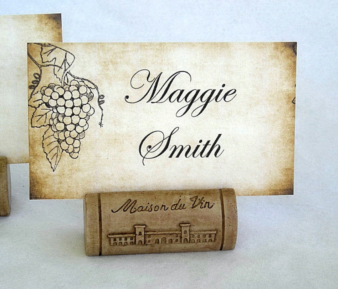 Wedding Place Cards Vintage Name Cards Escort Cards Rustic Vintage ...