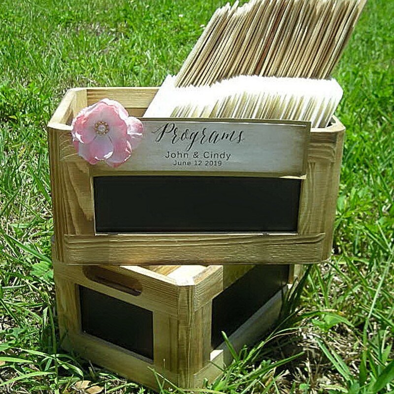 Programs Basket - Etsy