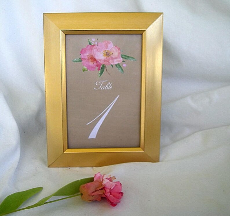 Table Card Frame Frames Gold Wedding Table Number Card Frames - Etsy