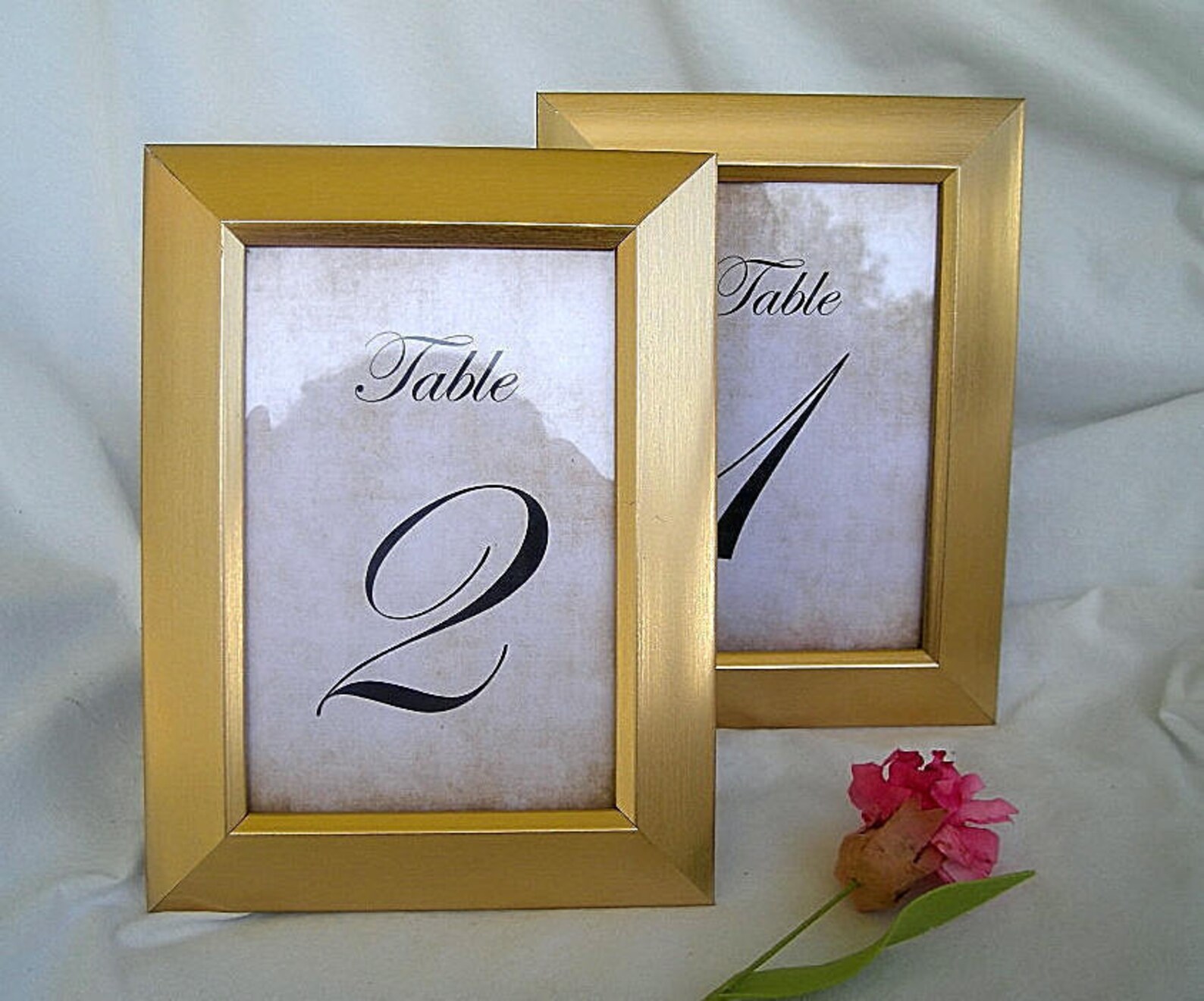 Table Card Frame Frames Gold Wedding Table Number Card Frames Table ...