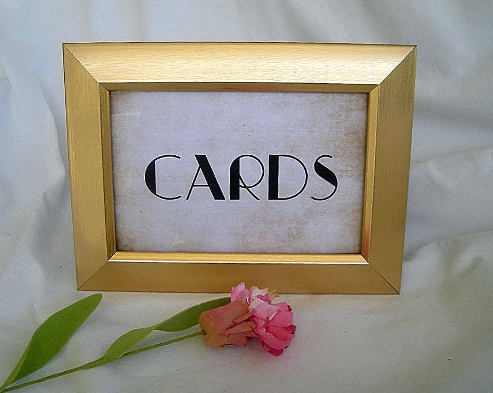 Table Card Frame Frames Gold Wedding Table Number Card Frames Table ...