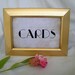 Table Card Frame Frames Gold Wedding Table Number Card Frames Table ...