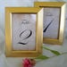Table Card Frame Frames Gold Wedding Table Number Card Frames Table ...