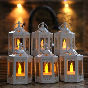 Mini Table Lantern Wedding Tea Light Holders Wedding Candle Holder Mini ...