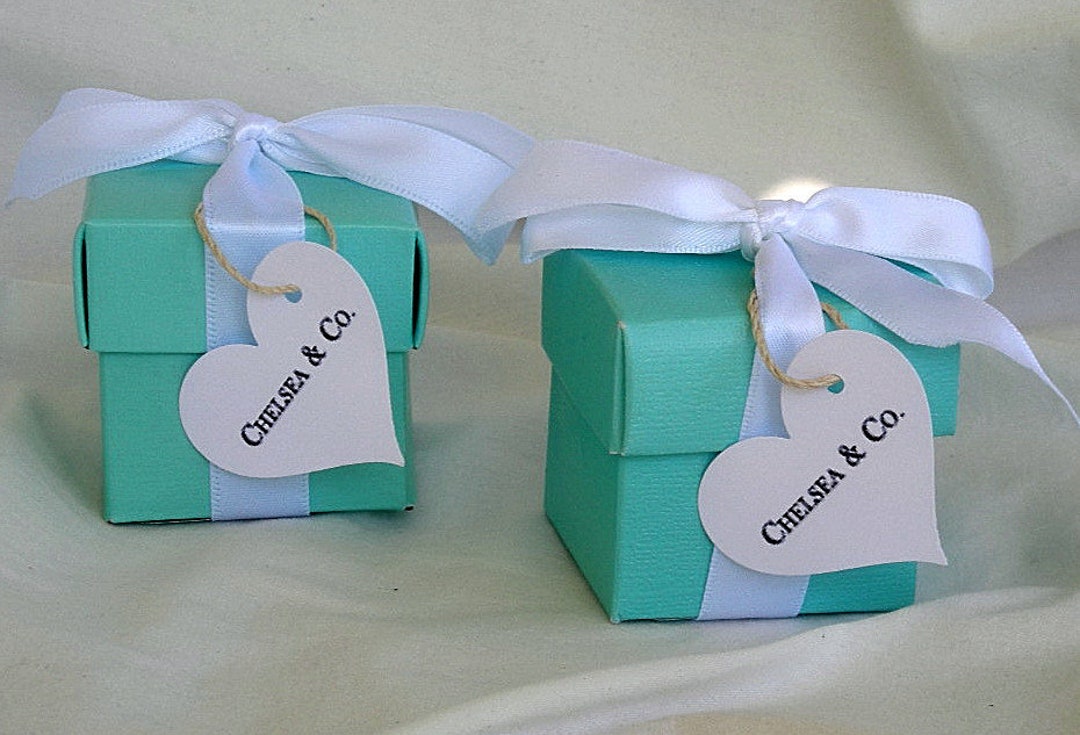 Personalized Favor Box Custom Wedding Favor Boxes Pink Gold Silver Navy ...