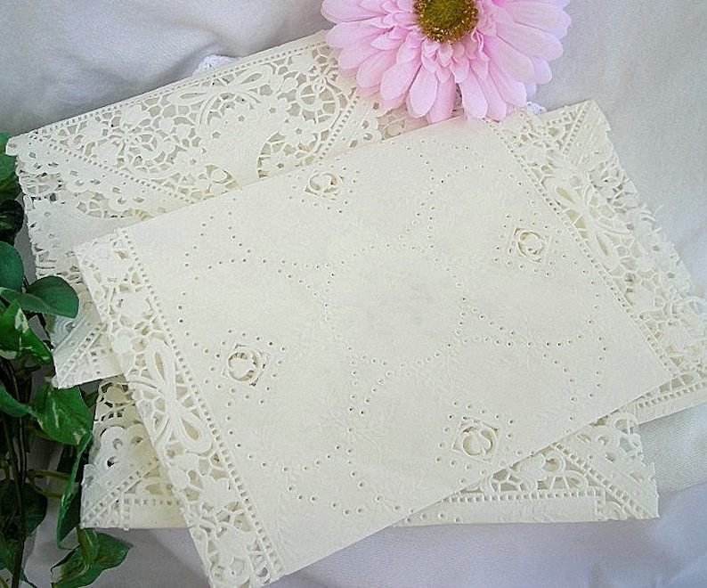 Lace Envelopes Doily Lace Envelopes Custom Wedding Envelopes Lace ...