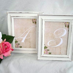 Wedding Table Number Frames Rustic Wood Table Frames Wedding Table ...