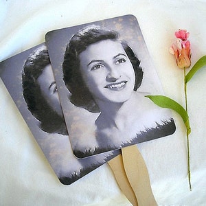 Birthday Photo Fan 80th 50th Favors Birthday Favors Fan Birthday Party ...