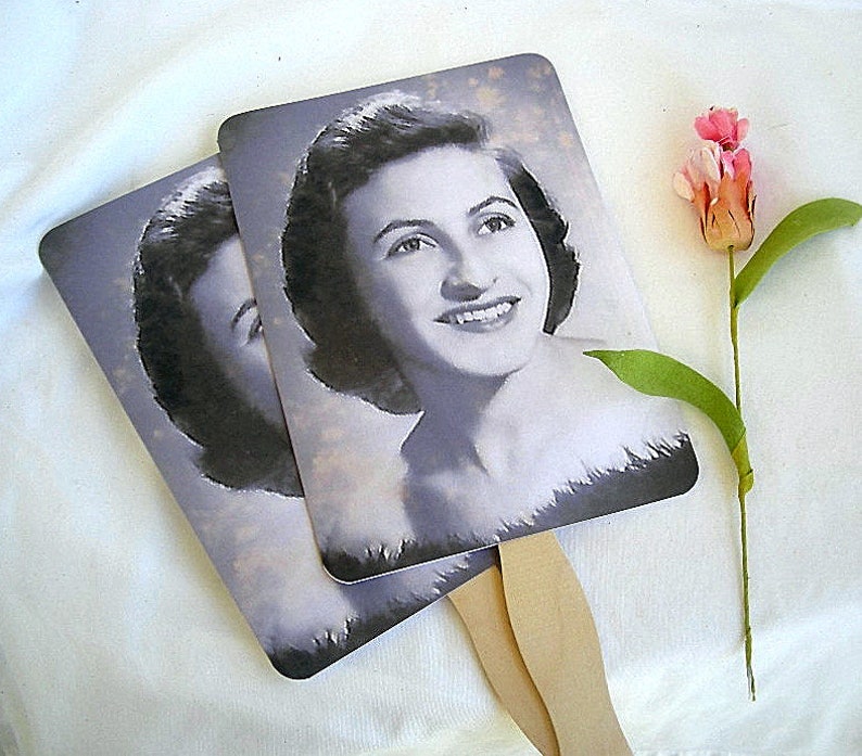 Birthday Photo Fan 80th 50th Favors Birthday Favors Fan - Etsy