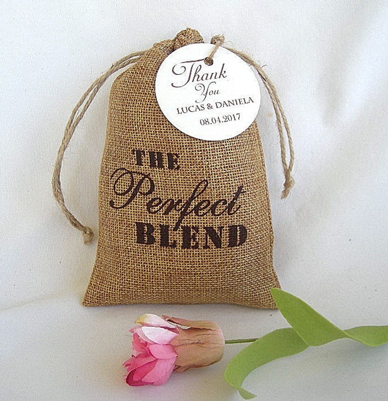 The Perfect Blend Coffee Favor Bags Wedding Favor Bags Thank - Etsy